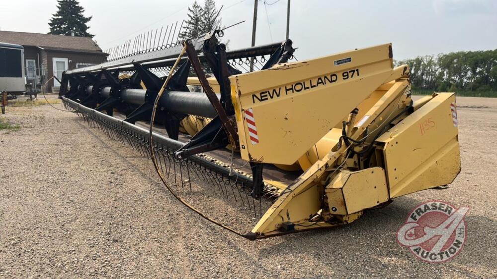 New Holland 971 30ft Rigid Straight Cut Header, s/n 576405, H35