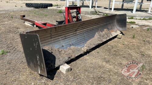 12ft Leon front mount blade with box blade end caps