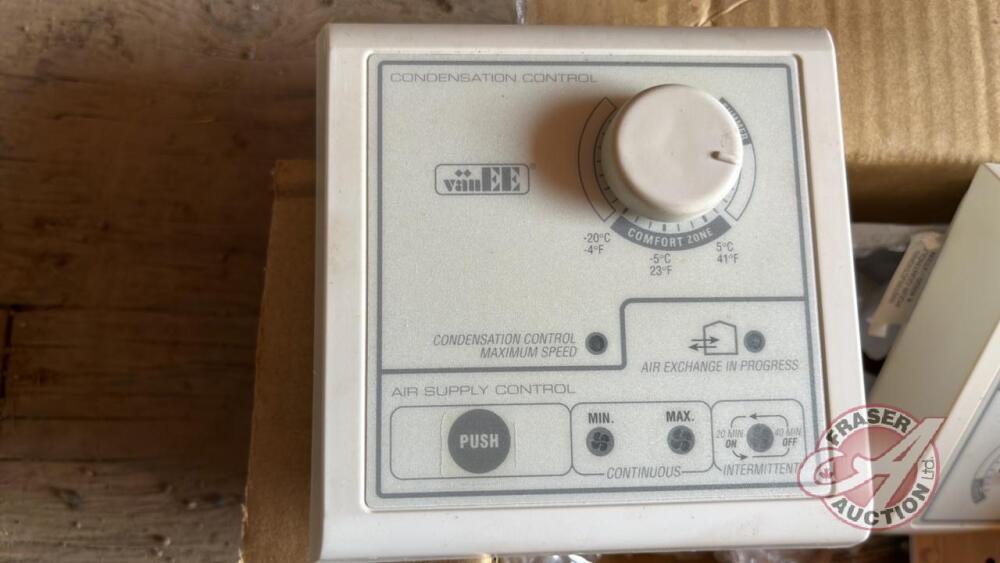 Vanee 1000 Air-Air Heat Exchanger, H56 ***Controls in Office Shed***