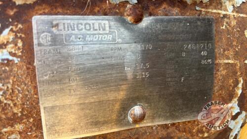 Perfex Pak 6in x 60in DDV-100 rad with electric fan, 3ph motor