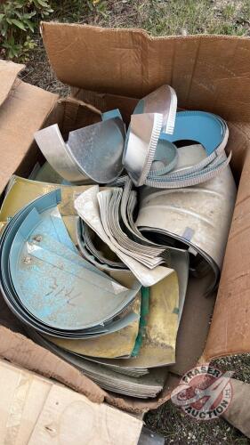 several rolls of insulation cladding