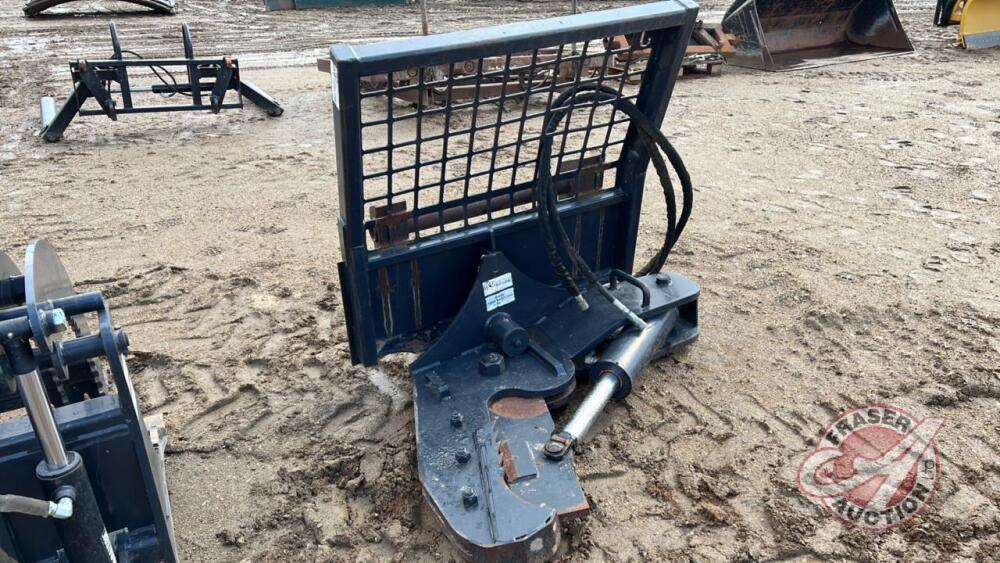 Jenkins hyd tree shear pivots 90 degrees (was factory skid steer mount ...