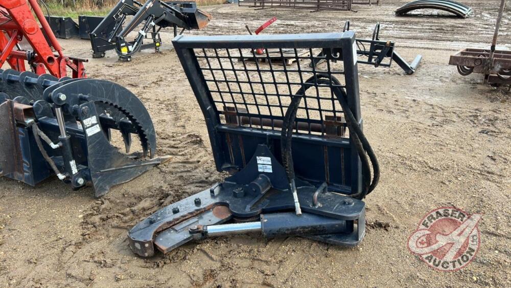 Jenkins hyd tree shear pivots 90 degrees (was factory skid steer mount ...