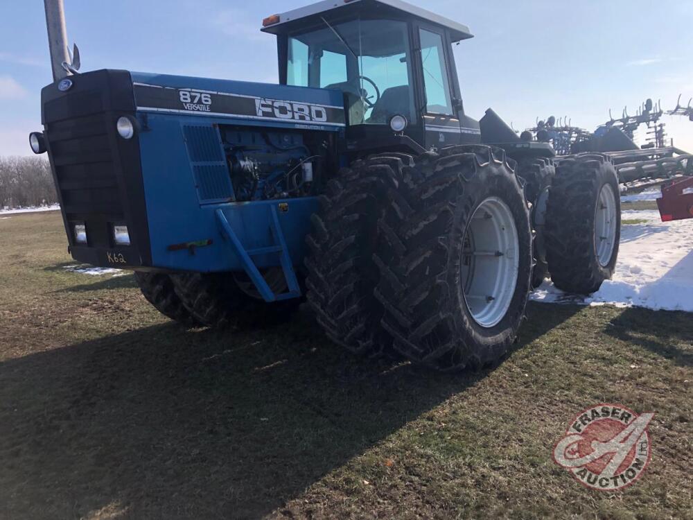 K62, Versatile Ford 876 Designation 6 4WD Tractor, S/N D476295, ***Keys ...