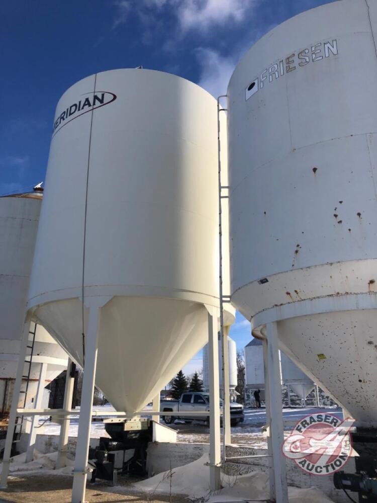 K100, Bin #1 - Approx 50 Ton Friesen Hopper Bottom Bin