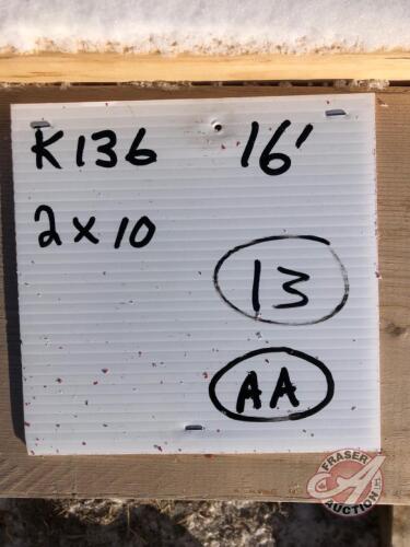 K136, 2x10x16' Lumber (AA)