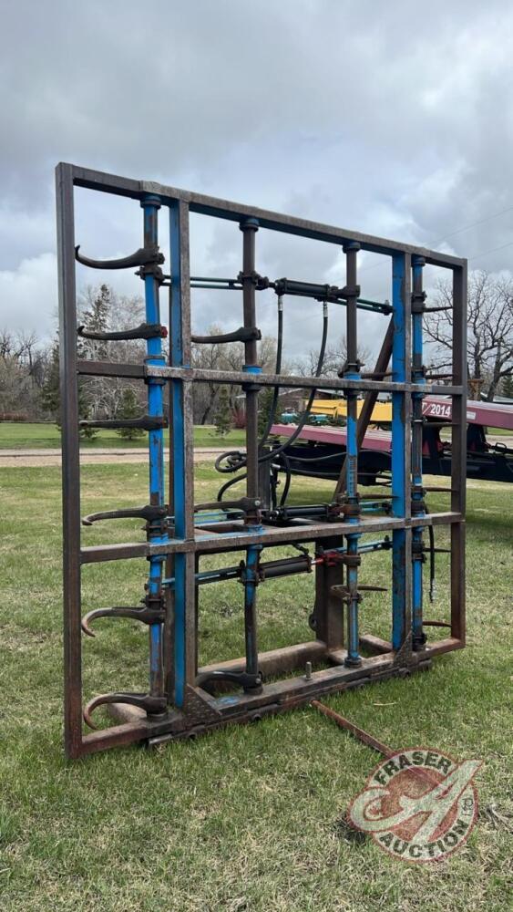 Large Square Bale grapple (JCB mounts) BLUE