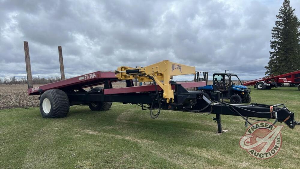 MIL-STAK PT/2014 PT Large Square Bale Picker/Stacker, S/N: PT14026, F39