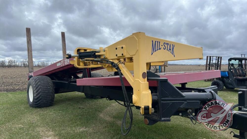 MIL-STAK PT/2014 PT Large Square Bale Picker/Stacker, S/N: PT14026, F39