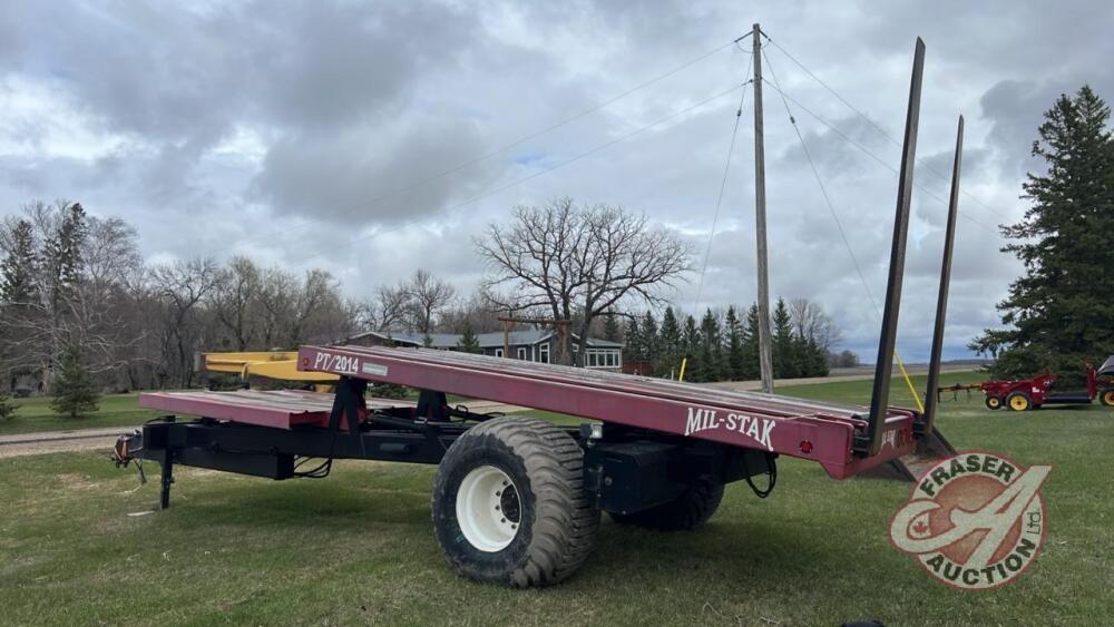 MIL-STAK PT/2014 PT Large Square Bale Picker/Stacker, S/N: PT14026, F39