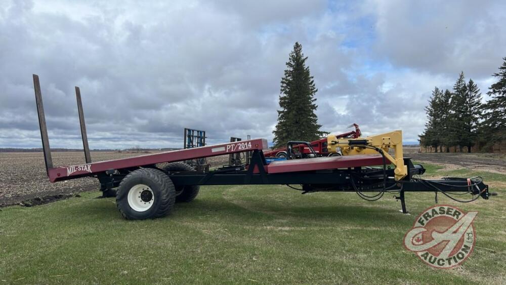 MIL-STAK PT/2014 PT Large Square Bale Picker/Stacker, S/N: PT14026, F39