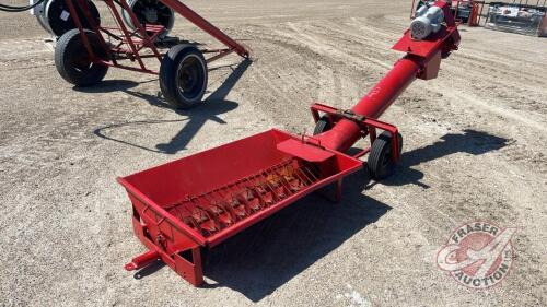 8' transfer auger w/ 1.5HP electric motor, F81