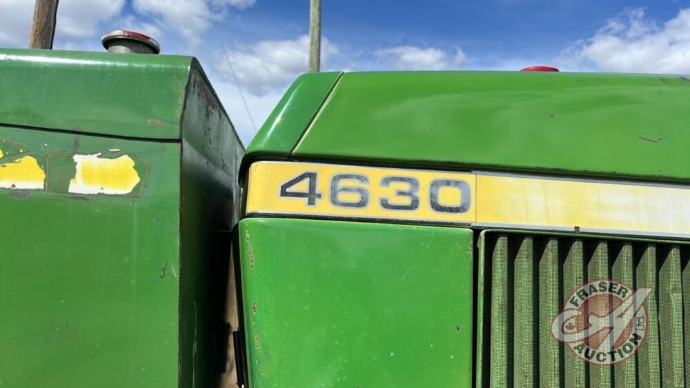 JD 4630 2WD tractor, S/N 019138R, F137 **Keys - Office**