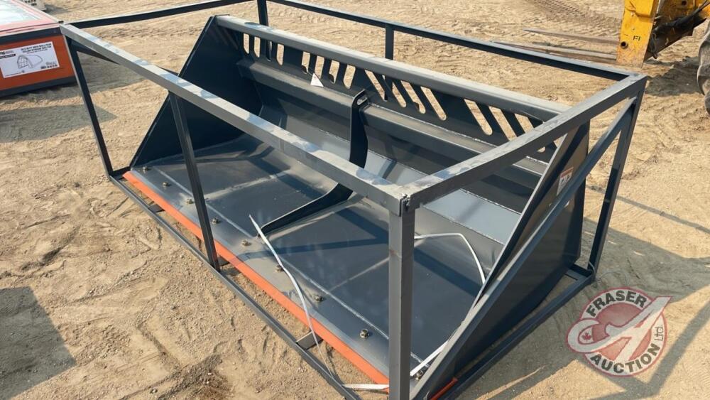 TMG-SN84, 84” Skid Steer Bucket, H38
