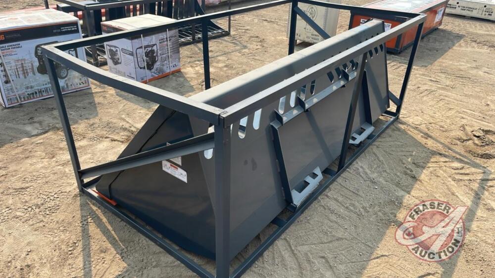 TMG-SN84, 84” Skid Steer Bucket, H38