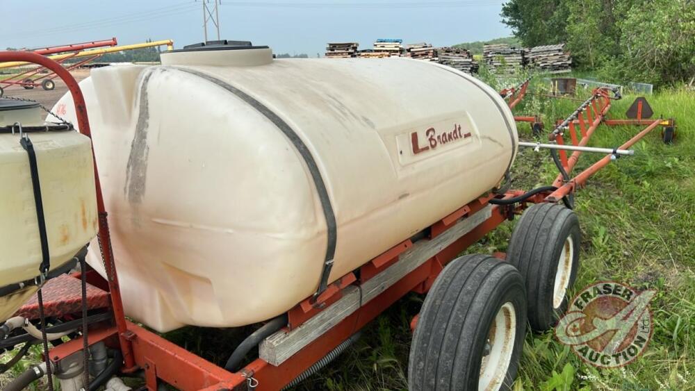 60' L Brandt T/A pull type sprayer, H76 **Control - Office Shed**