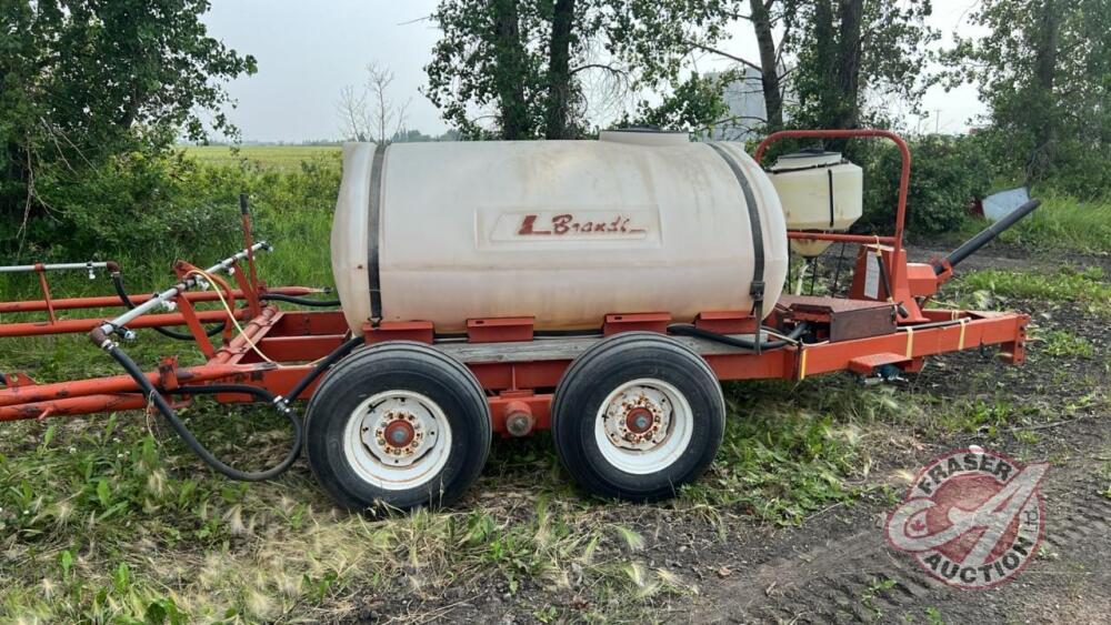 60' L Brandt T/A pull type sprayer, H76 **Control - Office Shed**