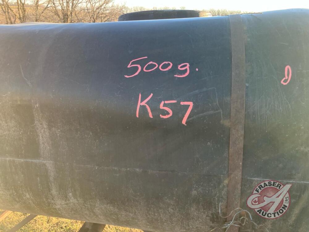 Approx 500 gal Black Water Tank, K57