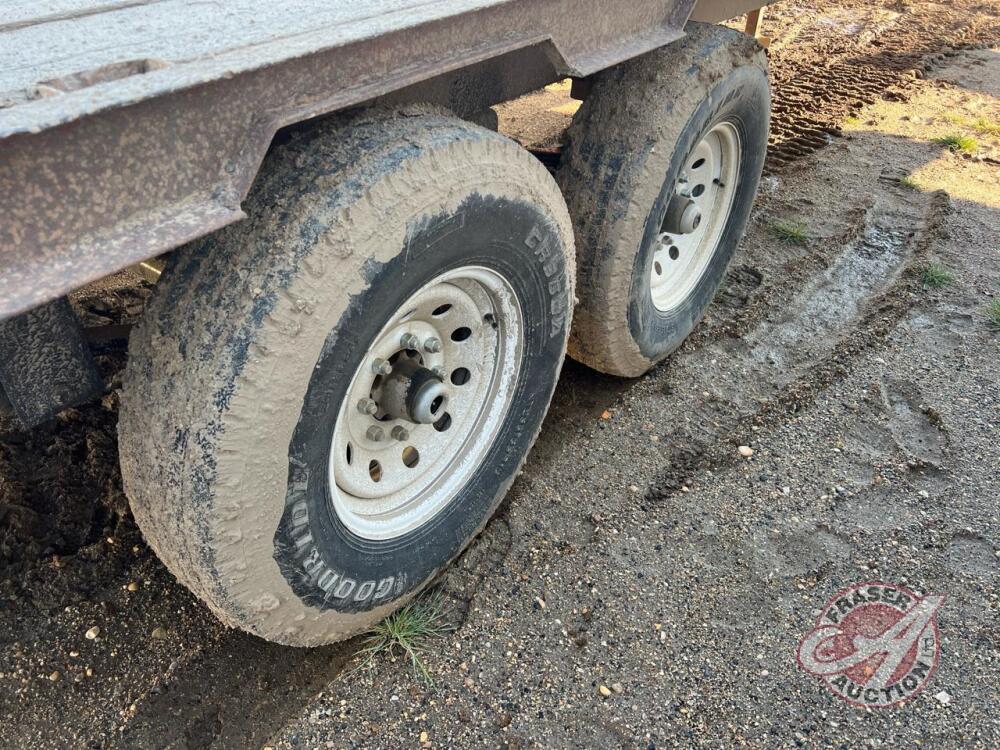 1981 Homemade 24’ Tandem axle gooseneck trailer, F186, Owner: Audrey D ...