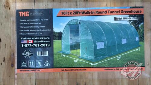 TMG StanForge-GH1020R 10' x 20' Tunnel Greenhouse Grow Tent w/Ripstop ...