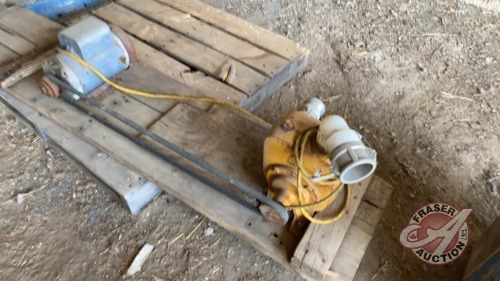 Monarch water pump w/electric motor