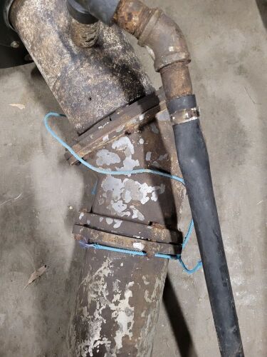 Irrigation suction. 6 inch suction. Self cleaning rotary screen.