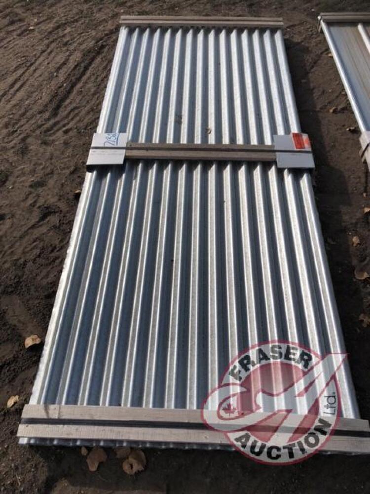 7/8 Corrugated Galvanized Cladding, 15@96 , J69