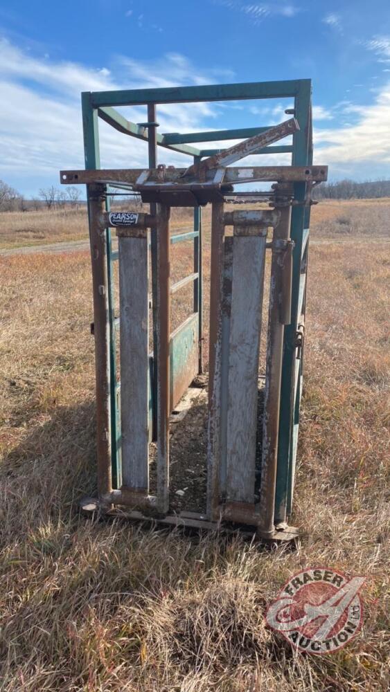 Homemade Chute with Pearson headgate