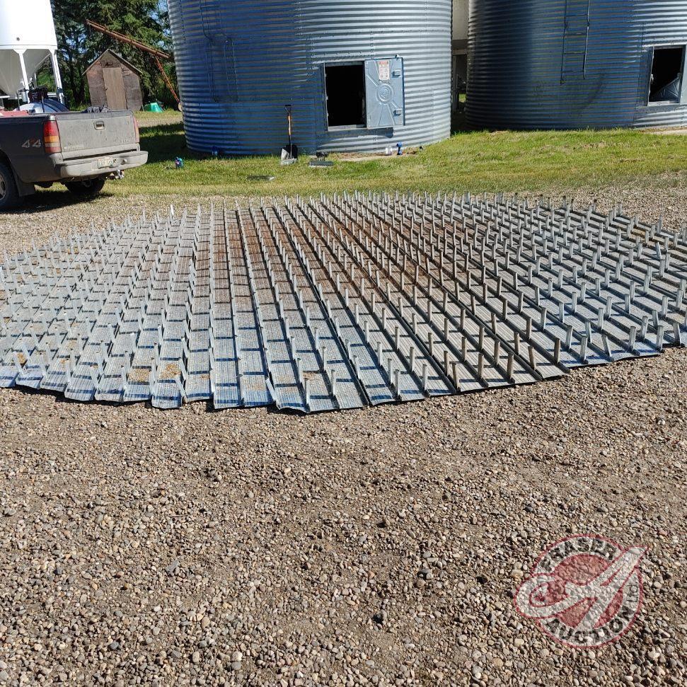 Aeration floor - 21ft bin dia, complete with leg support, flashing ...