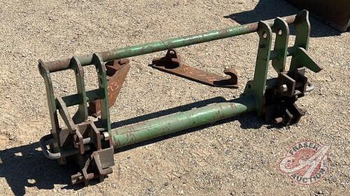 JD quick attachment frame with weld on JD quick attach brackets, H173