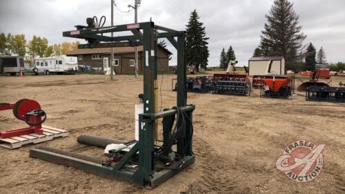 Farm-Lund Inc silage bale wrapper, 3pt, s/n225, J55