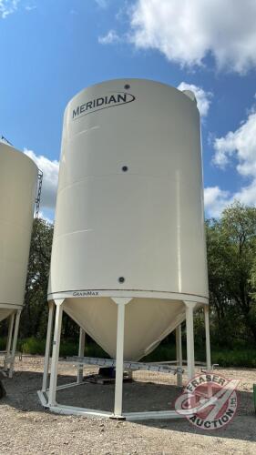 Bin 30, 4000 Bushel Meridian Grain Max hopper bottom bin