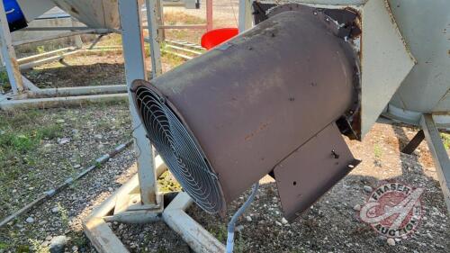 Bin #9, Approx 2100 Bushel Westeel Roscoe on Peloquin hopper cone, s/n ...