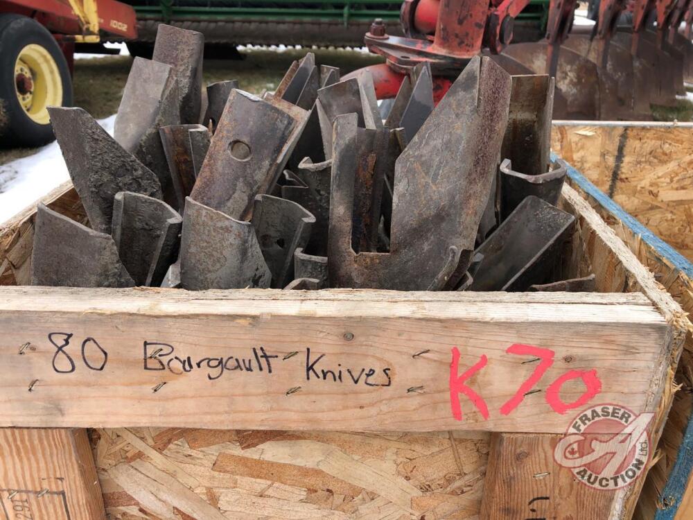 Bourgault knives knock on, K70