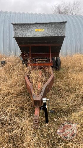 Kendon gravity box on s/a dualled truck HD frame wagon
