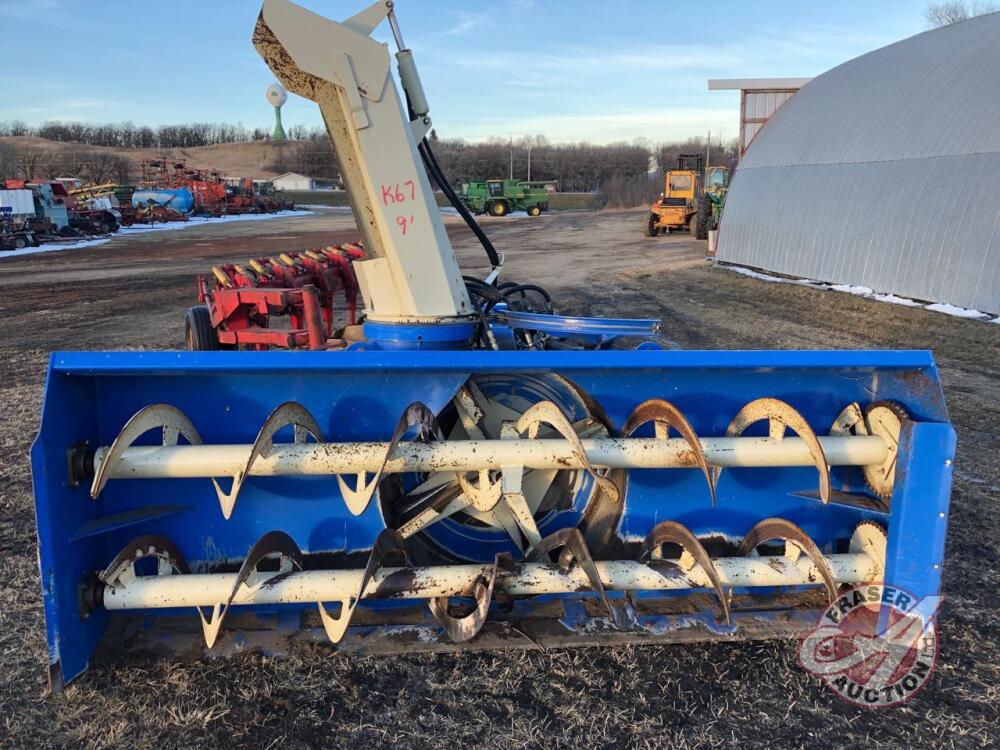 9ft Farm King 1080 Snowblower, K67