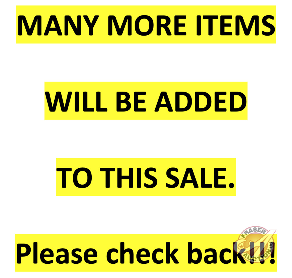 MORE ITEMS & MORE DETAILS TO COME!!!