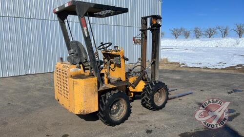 Hummerbee Turbo All Terrain articulating forklift & trailer - s ...