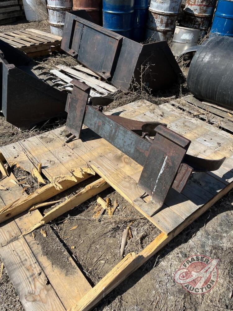double barrel grab (skidsteer style quick attach mounts)