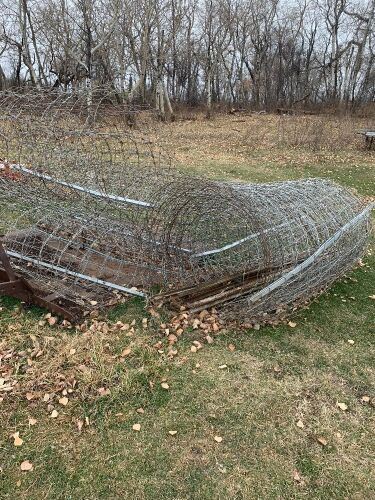 *6’ wide Page Wire, various length with steel posts