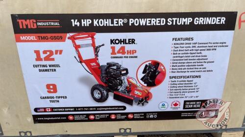TMG-GSG9 14hp Kohler Powered Stump Grinder, F55